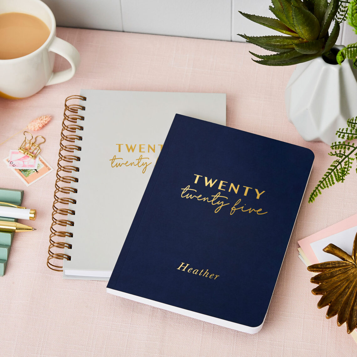 Personalised Breton Stripes Softback Notebook | Martha Brook