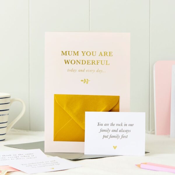 Honest Foil Embossed Mum Card | Martha Brook