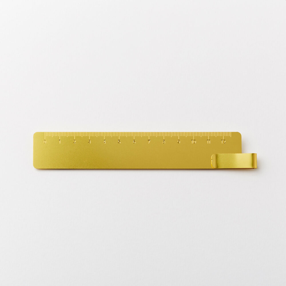 Gold Bookmark Ruler | Gold Ruler | Martha Brook