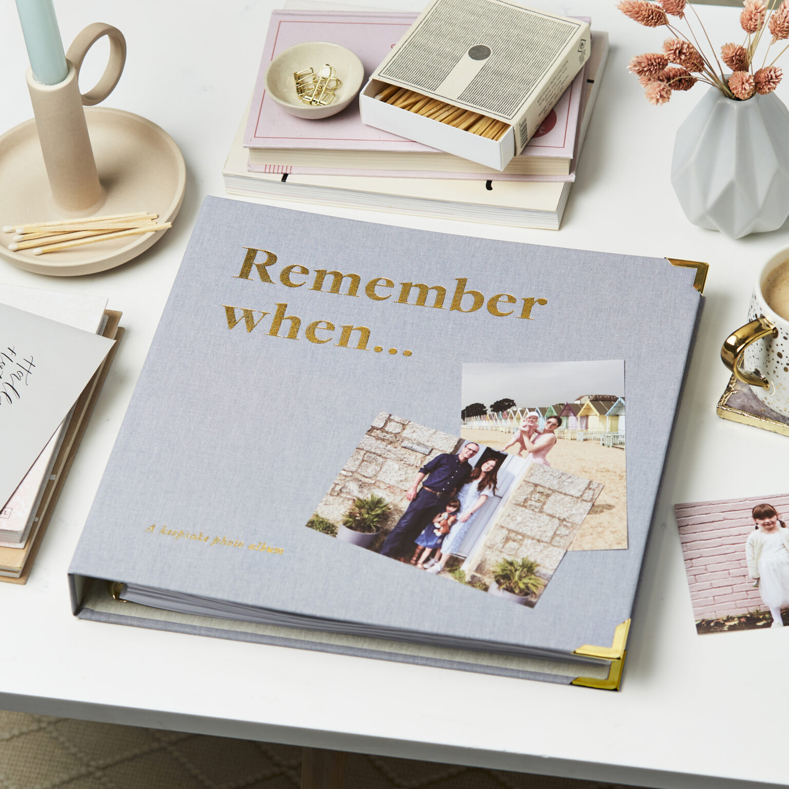 Personalised Luxury Hardback Photo Notebook | Martha Brook