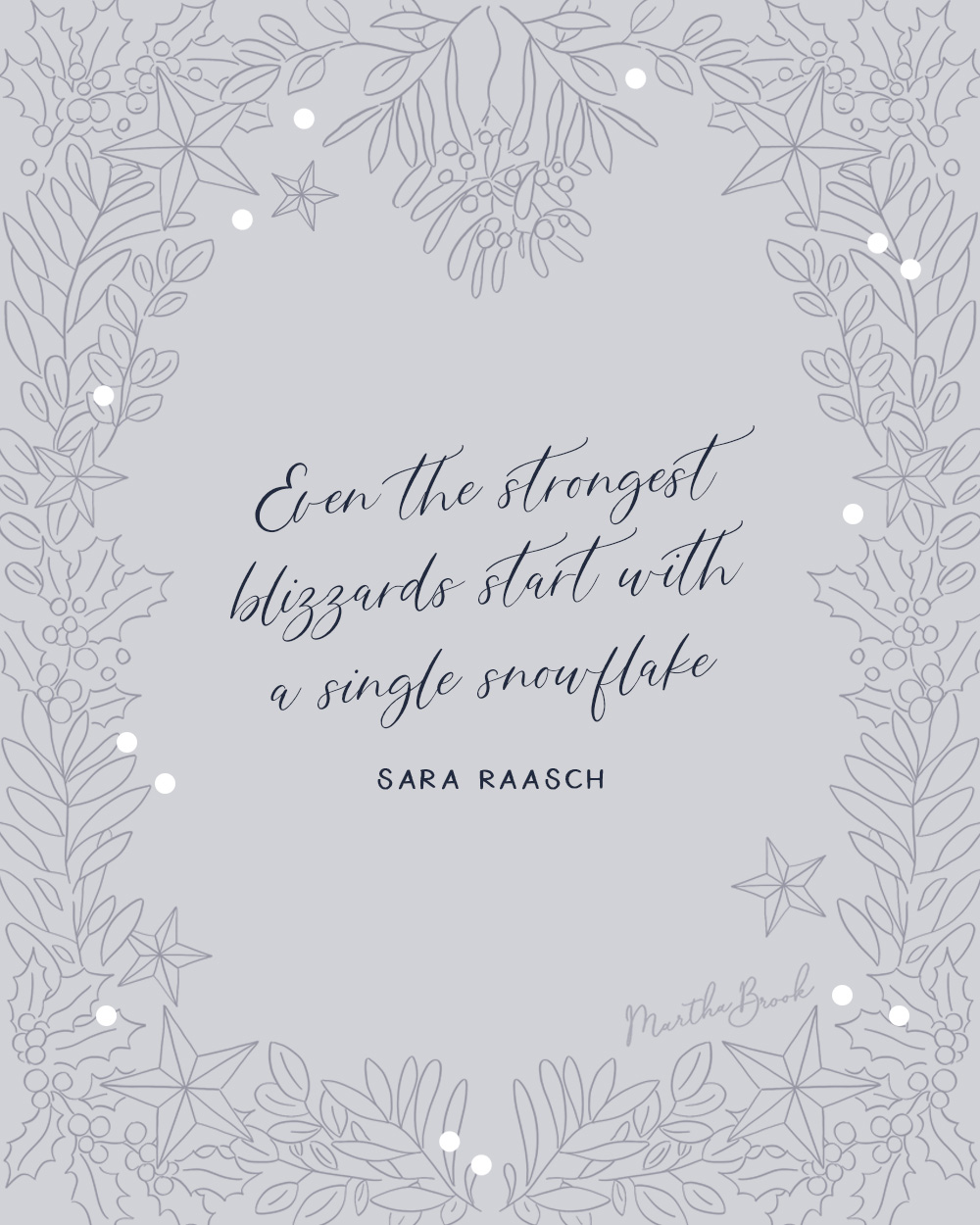 10 lovely Winter quotes to embrace the winter magic | Martha Brook