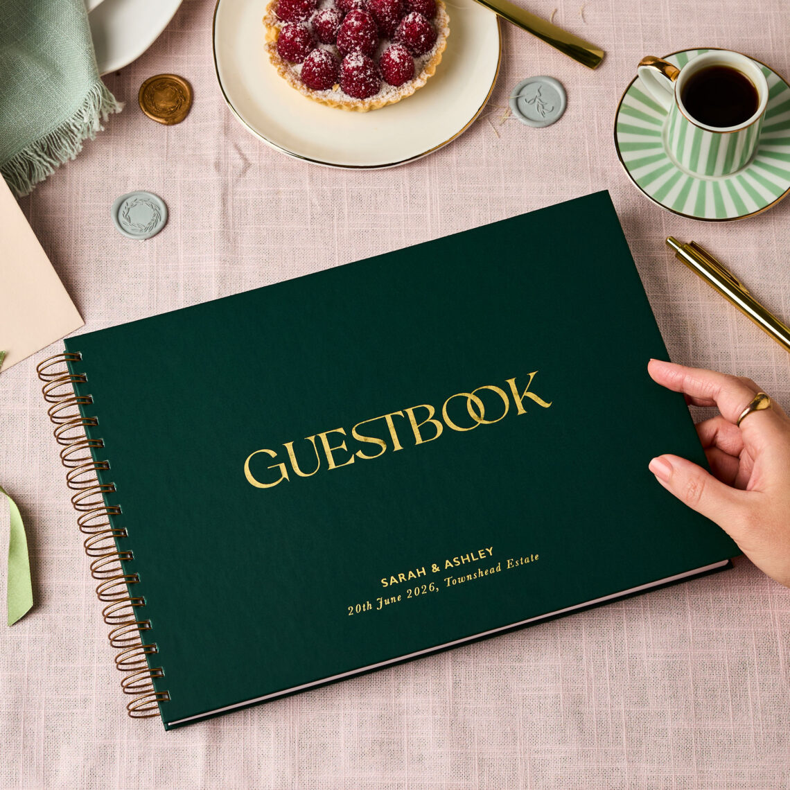 Personalised Wedding Guest Books | Martha Brook