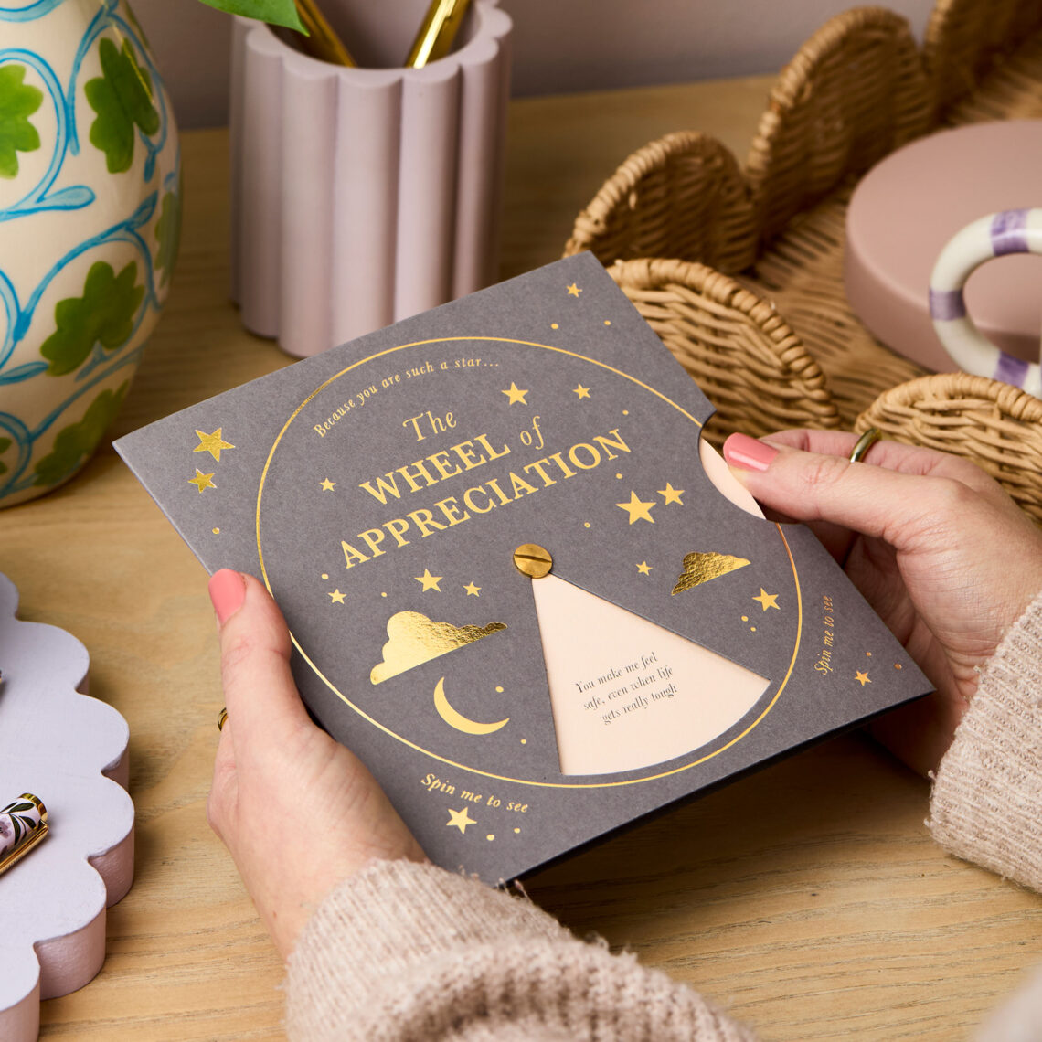 Personalised You Mean The World Reveal Wheel | Martha Brook